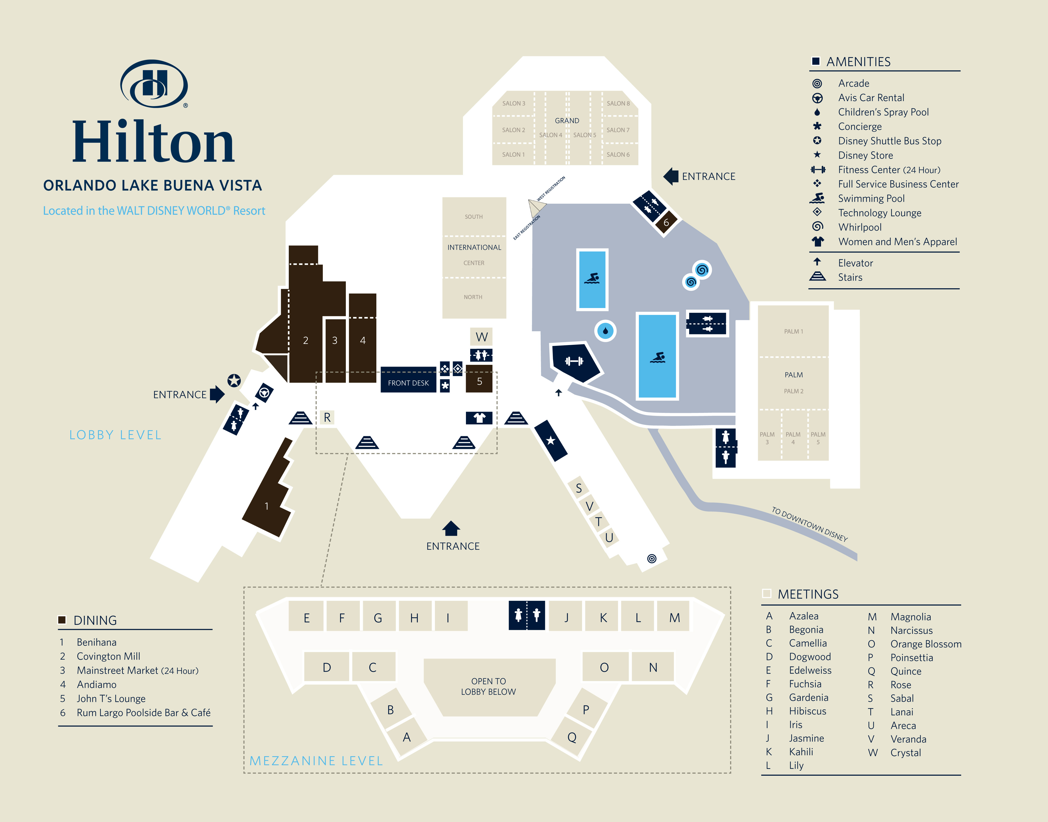 · Hotel Information and Layout · Floor Plan